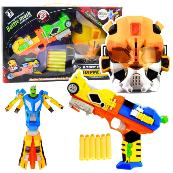 Foam Arrow Robot Gun with Mask | Toys \ Guns