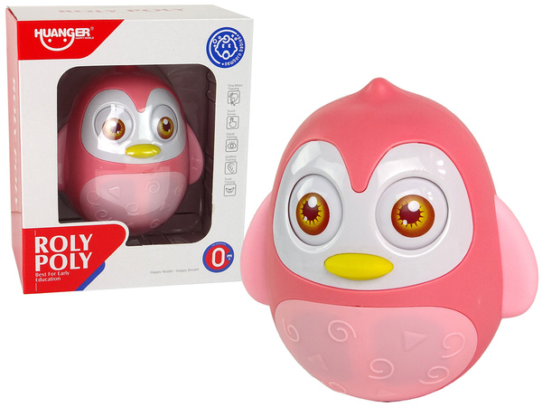 Wańka Wstańka Pink Owl | Toys \ Toys of newborns \ Grzechotki