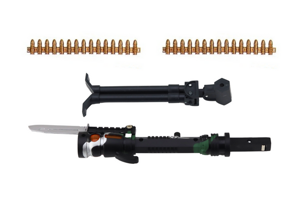 Battery Operated Machine Gun Lights Sounds Realistic Toy | Toys \ Guns