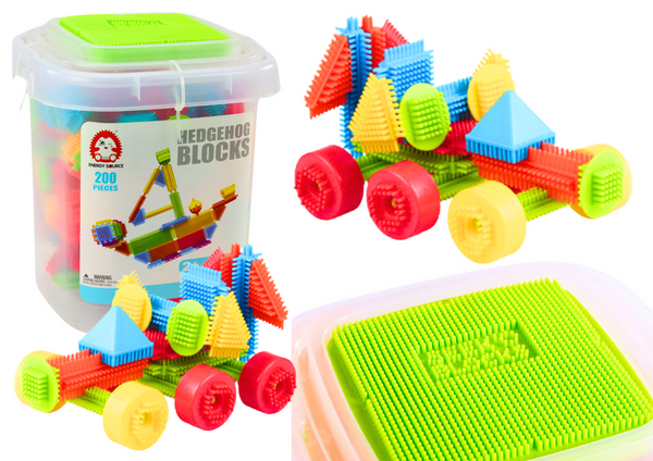 Set of Blocks in a Box of 200 Multicolored Elements | Toys \ Building ...