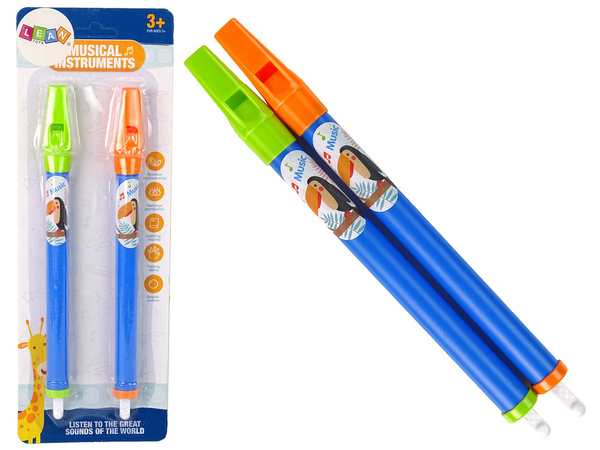 Set of Two Flutes for Children Blue Animals | Toys \ Music and ...