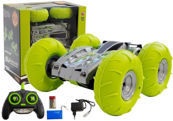 Green Remote-Controlled Bouncing Car | Toys \ R/C vehicles