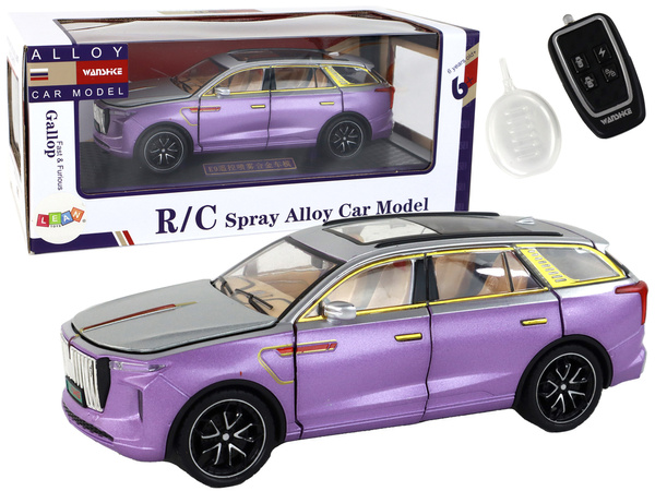 RC Car 1:24 Car Vehicle E-9 Aluminum Remote Controlled Purple | Toys ...