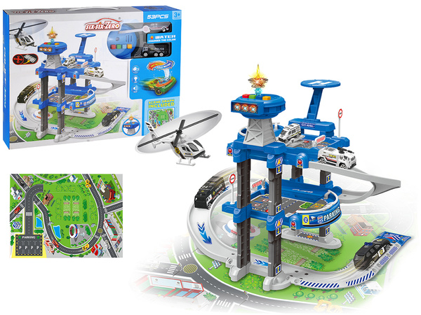 Police Parking Double-decker Cars Accessories Sounds | Toys \ Train ...