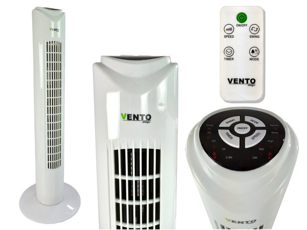 Column Fan Vento 79 cm 40W with Remote Control - White | Miscellaneous ...
