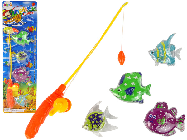 Fishing Game Fish Set Fish + Fishing Rod | Toys \ Games