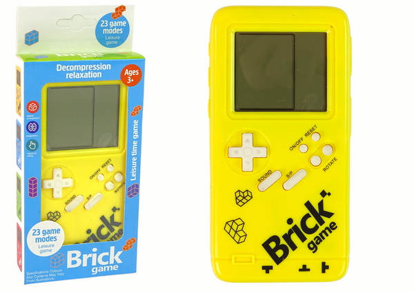 Tetris Brick Game Console Game Yellow | Toys \ Games \ Gry elektroniczne