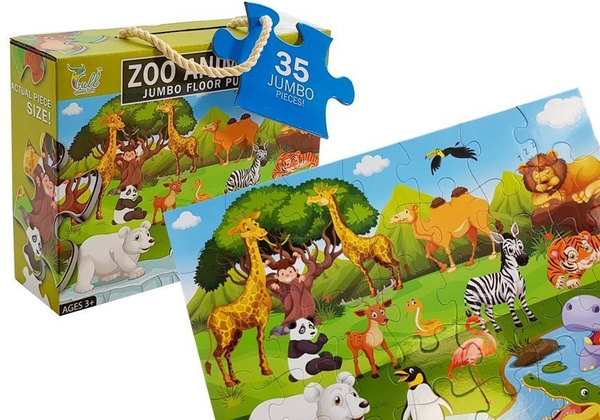 Animals Puzzle Set in the Zoo 35el | Toys \ Jigsaw & puzzle