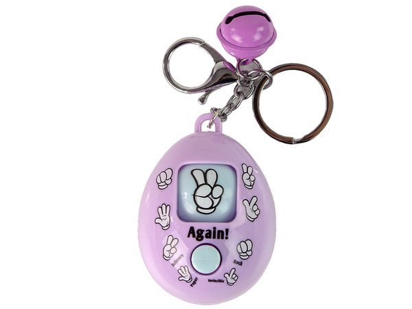 Key ring Game Paper Stone Scissors Purple | Toys \ Costumes and gadgets