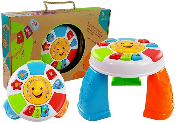 Educational Table for Baby Colorful with Sounds | Toys \ Educational ...