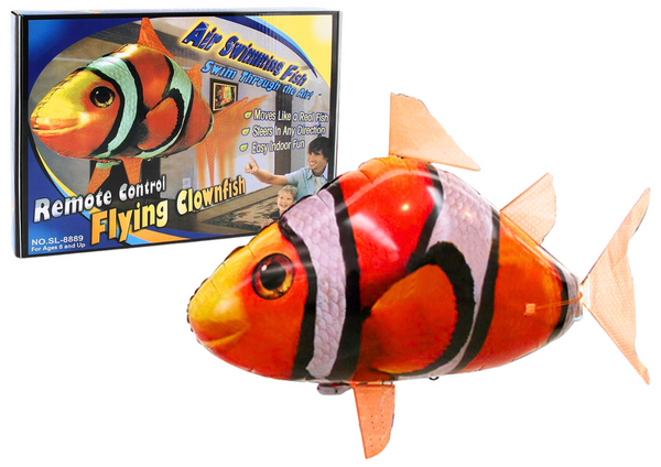 Remote Controlled Fish R/C Clownfish Orange Flying Balloon | Toys \ R/C ...
