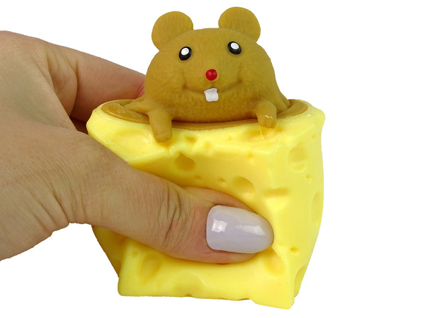 Squishy Cheese Mouse Squishy Sensory Mouse Pop It | Other