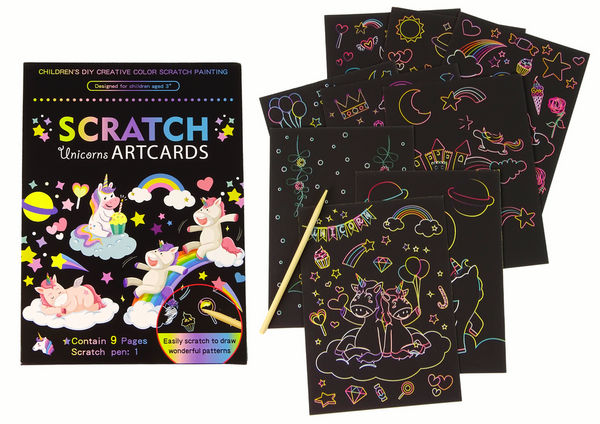 Scratch Coloring Book For Kids Unicorns | Toys \ Creative toys \ DIY