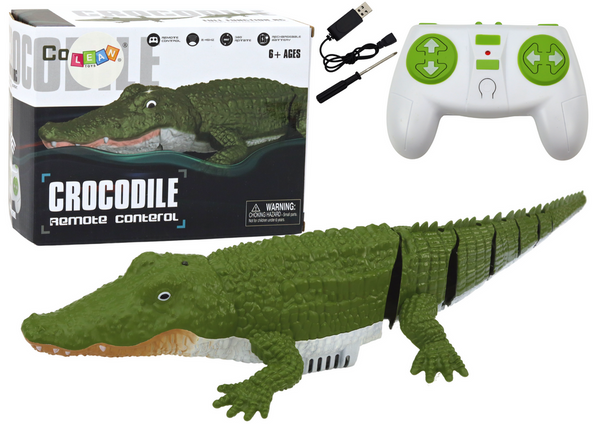 Remotely Controlled Water Crocodile Swimming Into Water By Remote ...
