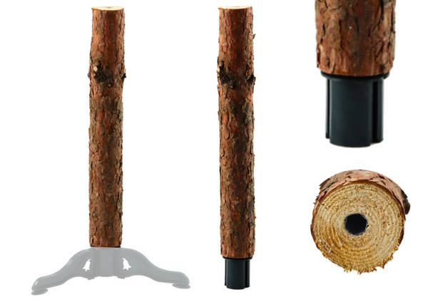 Wooden Tree Trunk Stand on Four Legs for a Christmas Tree on a Trunk ...