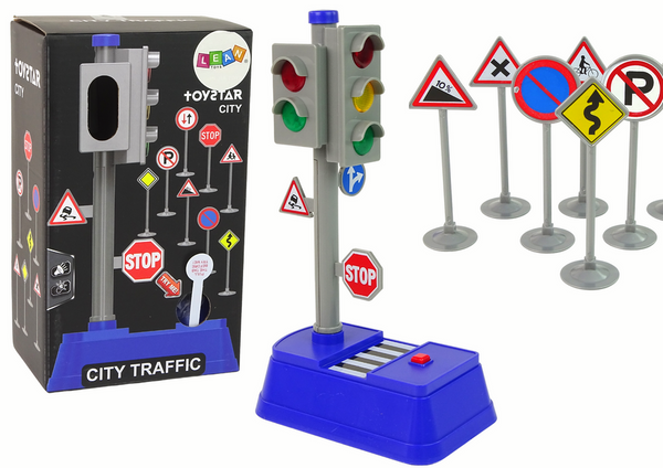 Set of Road Signs Lights Sounds 23 cm | Toys \ Educational toys ...