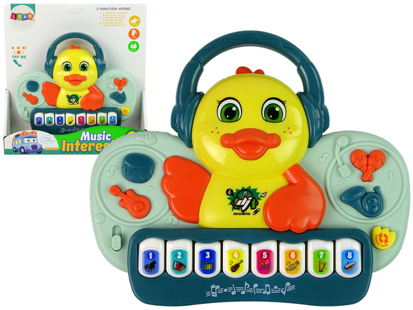 Interactive Duck Duck Piano DJ Sound Instruments Musical Melodies ...