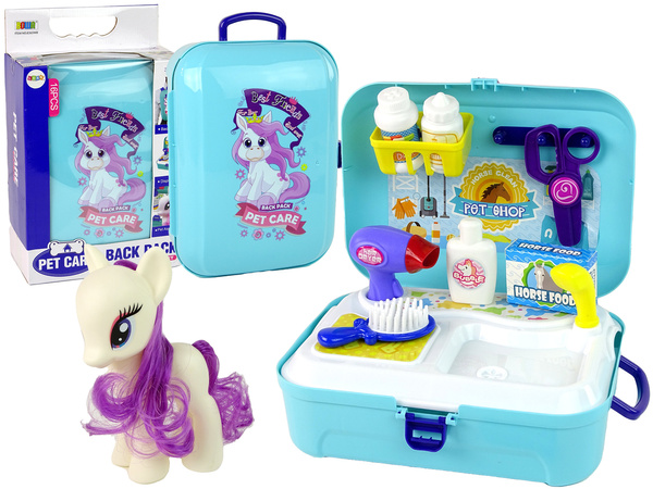 Pet Grooming Set Pony in Backpack | Toys \ Plush toys \ Pozostałe