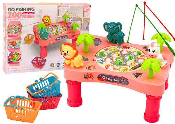 Fishing Arcade Game Pink Table | Toys \ Games \ Gry Zręcznościowe