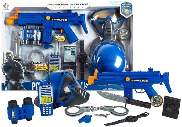 Policeman Set Law Officer Accessories Gun | Toys \ Costumes and gadgets