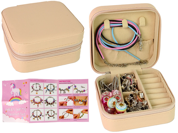 DIY Bracelet Making Kit Pink Beads | Toys \ Jewellery making