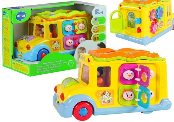 Intellectual School Bus Baby Toy Car Educational | Toys \ Toys of ...