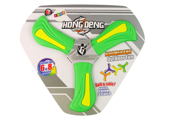 Boomerang Flying Disc Thrower Green For Kids | Toys \ Outdoor toys ...