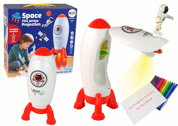 Projector Projector With Slides Space Rocket | Toys \ Kosmos