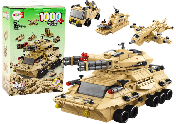 Military Sand Military Tank Block Set 1000 pcs | Toys \ Building blocks ...