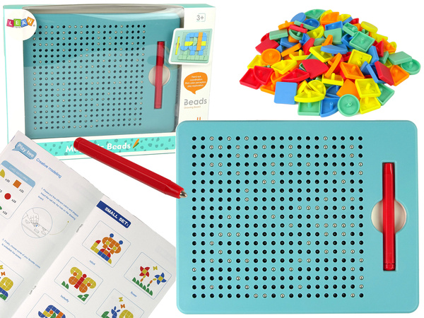 Magnetic whiteboard with balls Magnetic tablet Magnetic pins Blocks ...