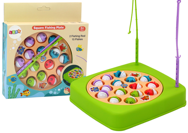 Fishing Arcade Game, 15 pieces of fishing rods, green | Toys \ Games ...