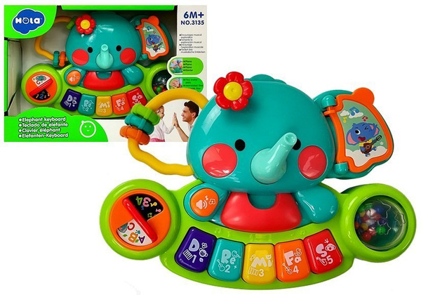 Interactive Piano for Baby Elephant | Toys \ Toys of newborns ...