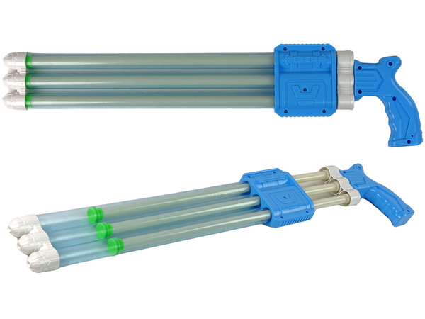 Water Gun 3 Barrels 52cm Blue | Toys \ Guns Toys \ Outdoor toys ...