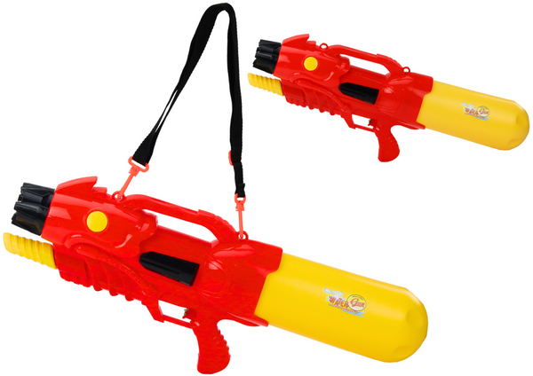 Large Water Gun 2850ml Adjustable Strap Red | Toys \ Guns