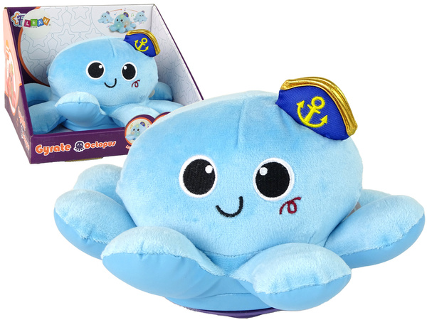 Octopus Mascot Lights Sounds Blue | Toys \ Plush toys \ Pozostałe