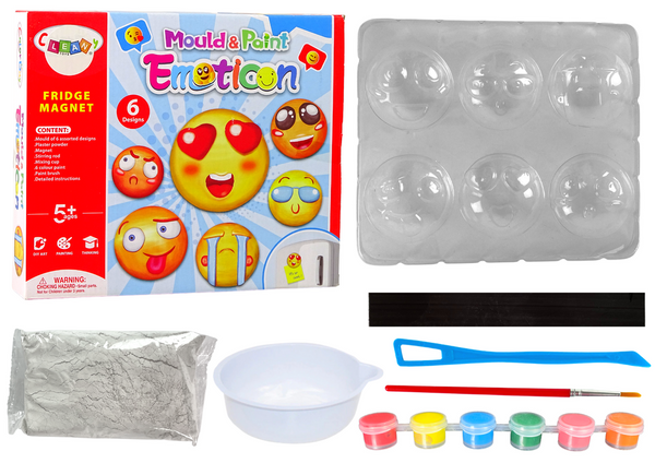DIY Painting Kit Emoticons Smileys Plaster Magnets | Toys \ Creative toys