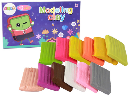 Modeling Clay 12 Colors Pastel Vibrant Colors Mix Set | Toys \ Creative ...