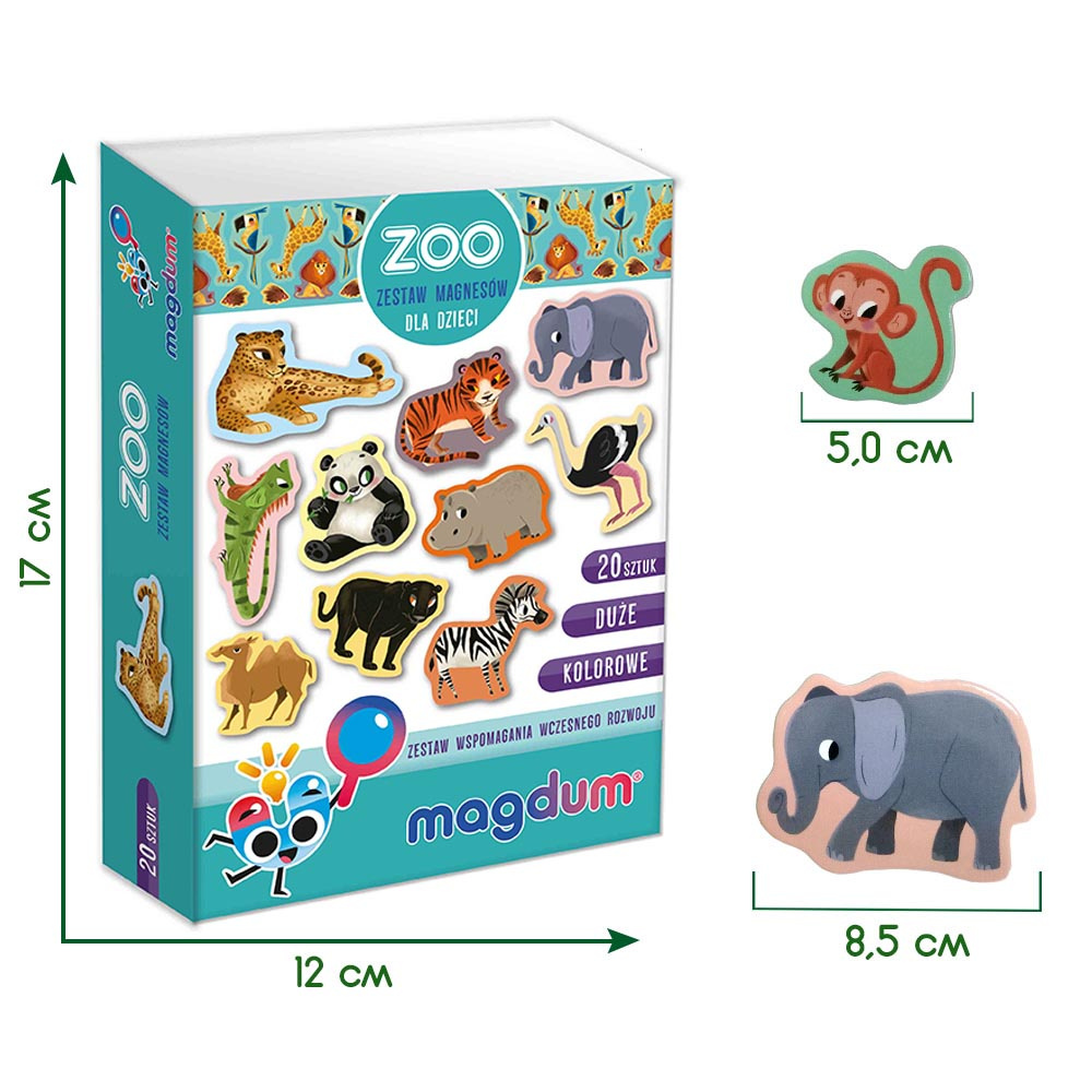 Zoo MV 6032-05 Magnet Set | Toys \ Magnetic boards and magnets