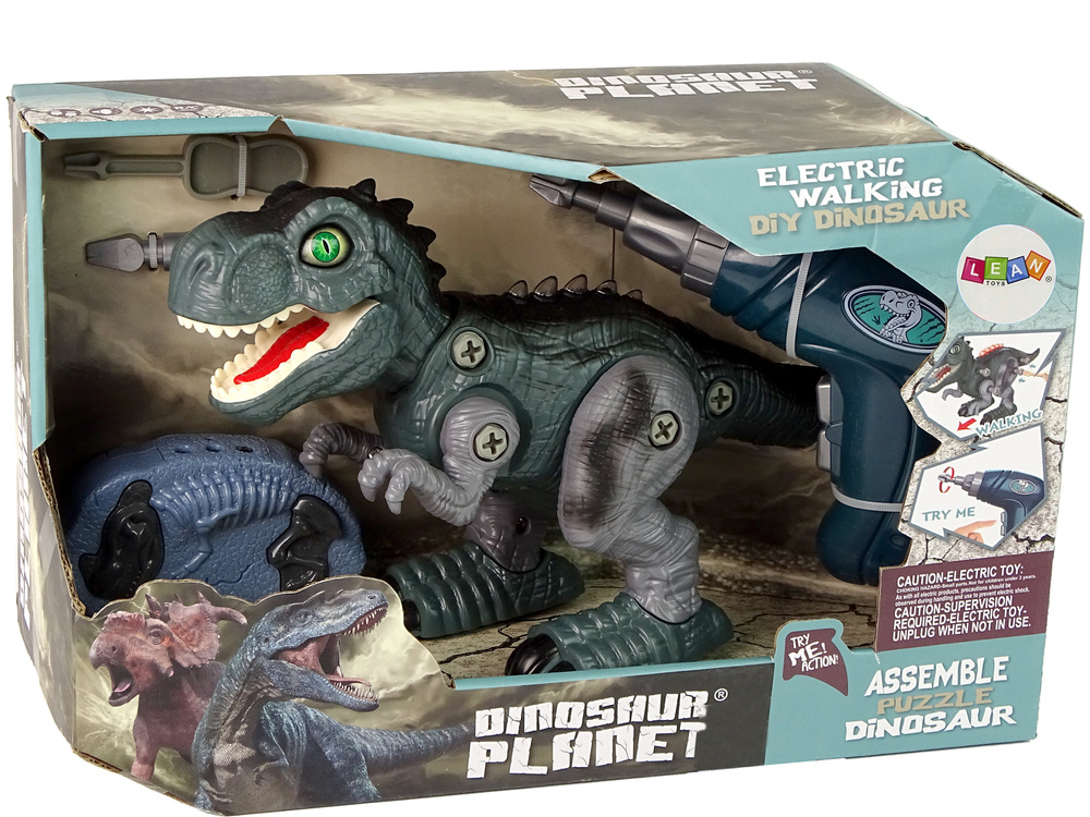 A remote-controlled dinosaur spun with a drill | Toys \ Dinosaurs