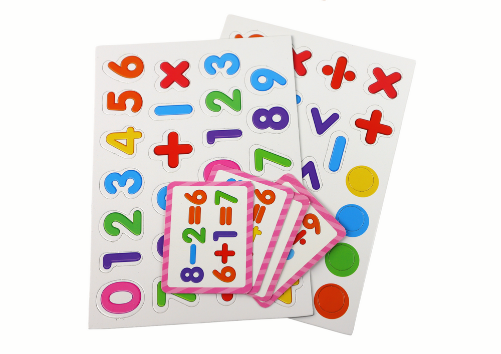 A set of educational magnetic puzzles with numbers | Toys \ Magnetic ...
