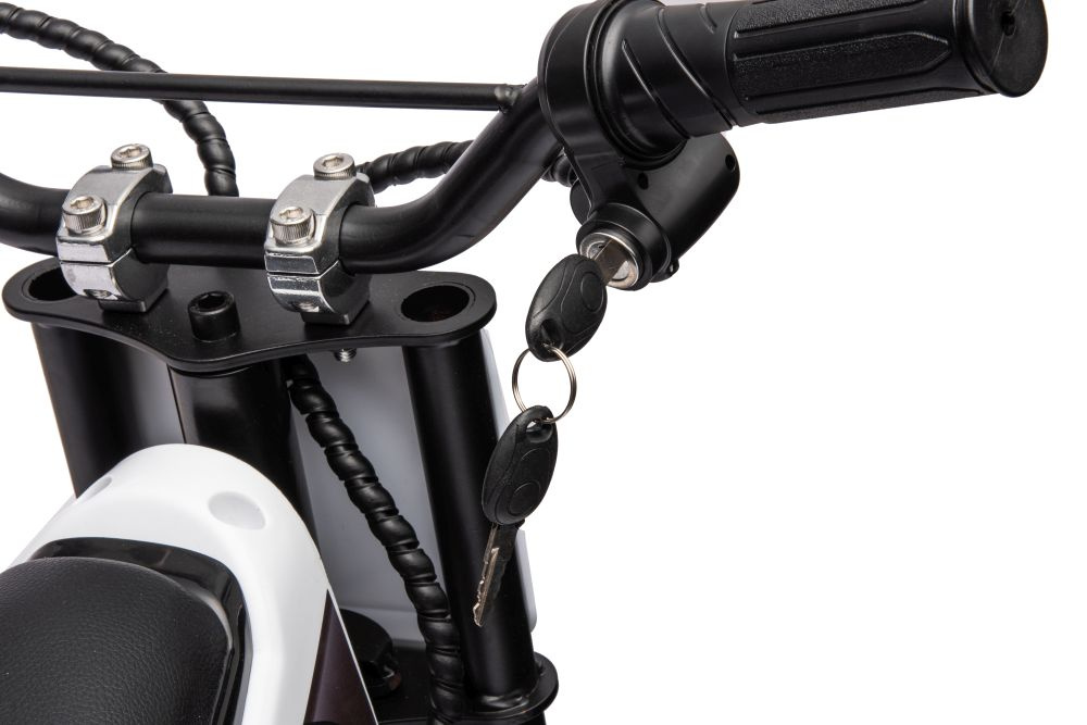 A9901 Battery-powered Cross Bike White | Electric Ride-on Vehicles ...