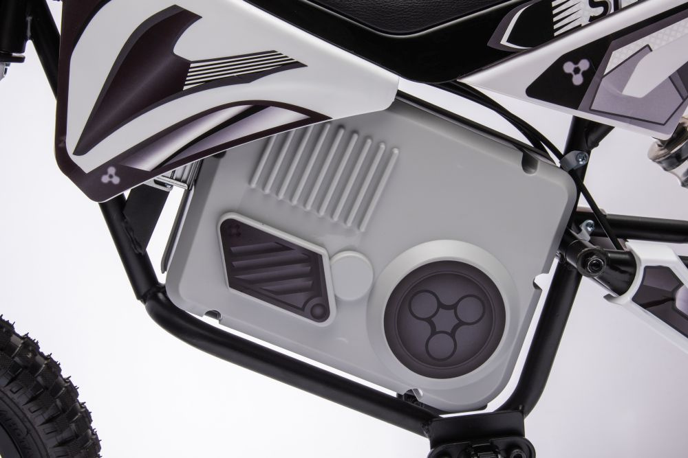 A9901 Battery-powered Cross Bike White | Electric Ride-on Vehicles ...