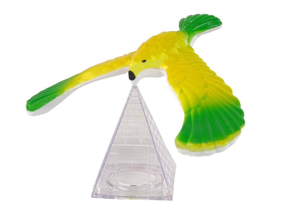 Antigravity Bird Balancing Green Toy | Toys \ Figures \ Pozostałe