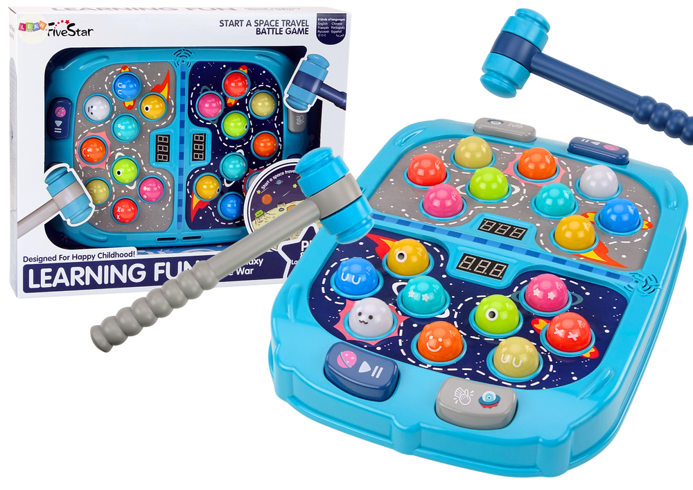 Arcade Game Wack A Mole Space 9 Levels Speed of Light Sounds | Toys ...