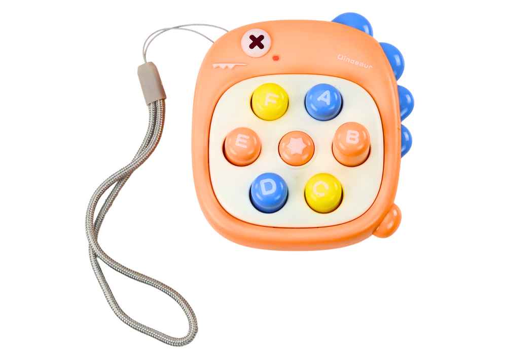 Arcade Game Whack A Mole Letters Dinosaur Orange | Toys \ Games \ Pop It