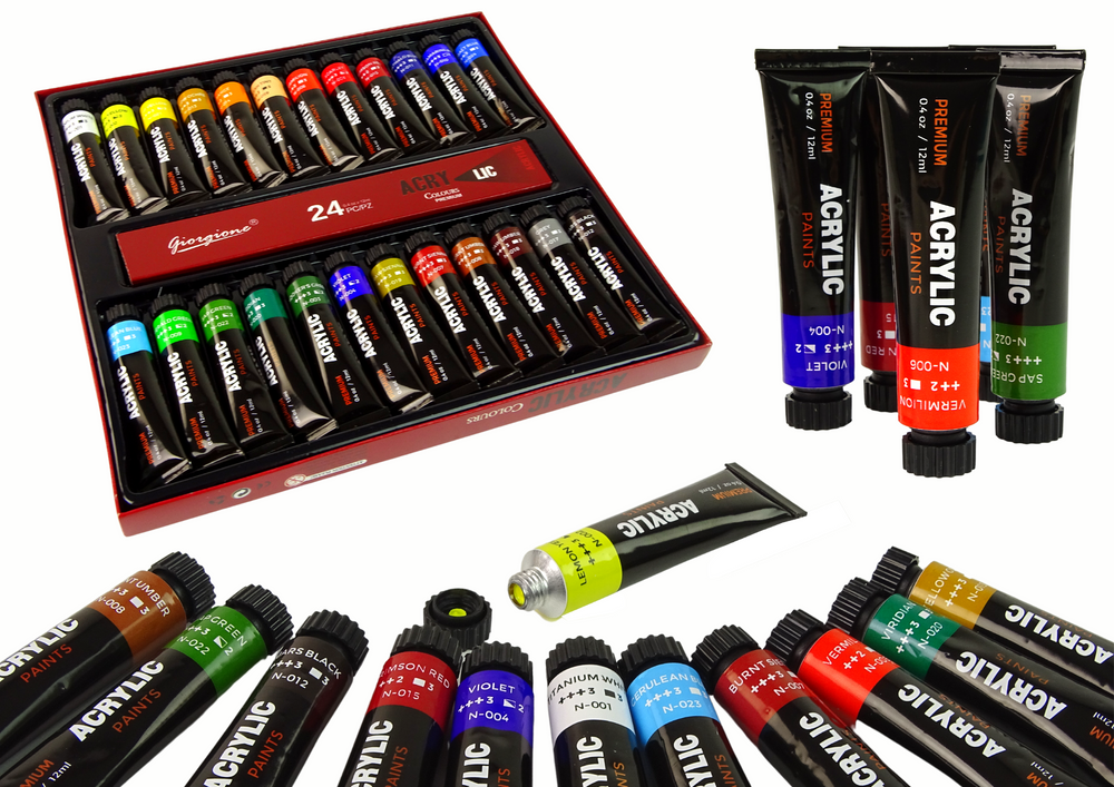 Artist's Paint Kit In A Tube Of 24 Colors | School & Office \ Paints