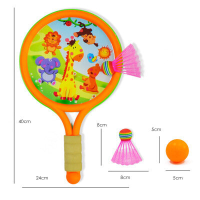 Badminton Rackets Kids Dinosaurs Orange Green | Toys \ Games \ Gry ...