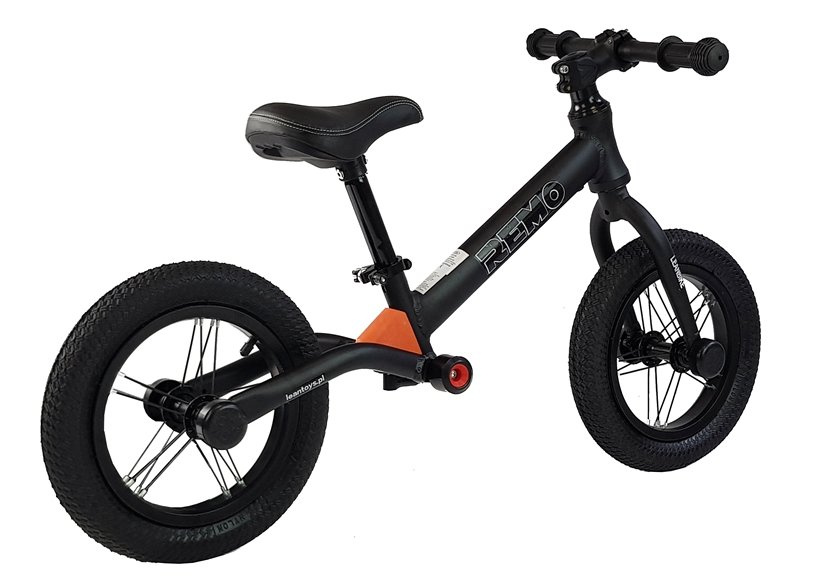 Balance bike Remo Inflatable Wheels Black | Sport \ Bikes