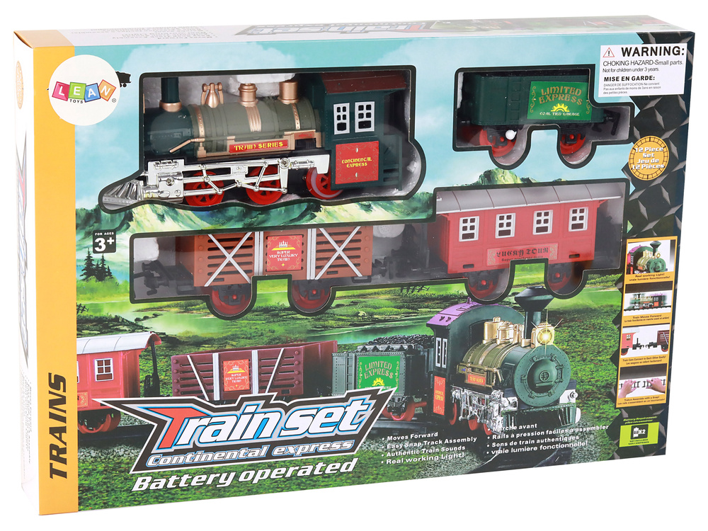 Battery Operated Train Set 4 Wagons Locomotive | Toys \ Train sets and ...