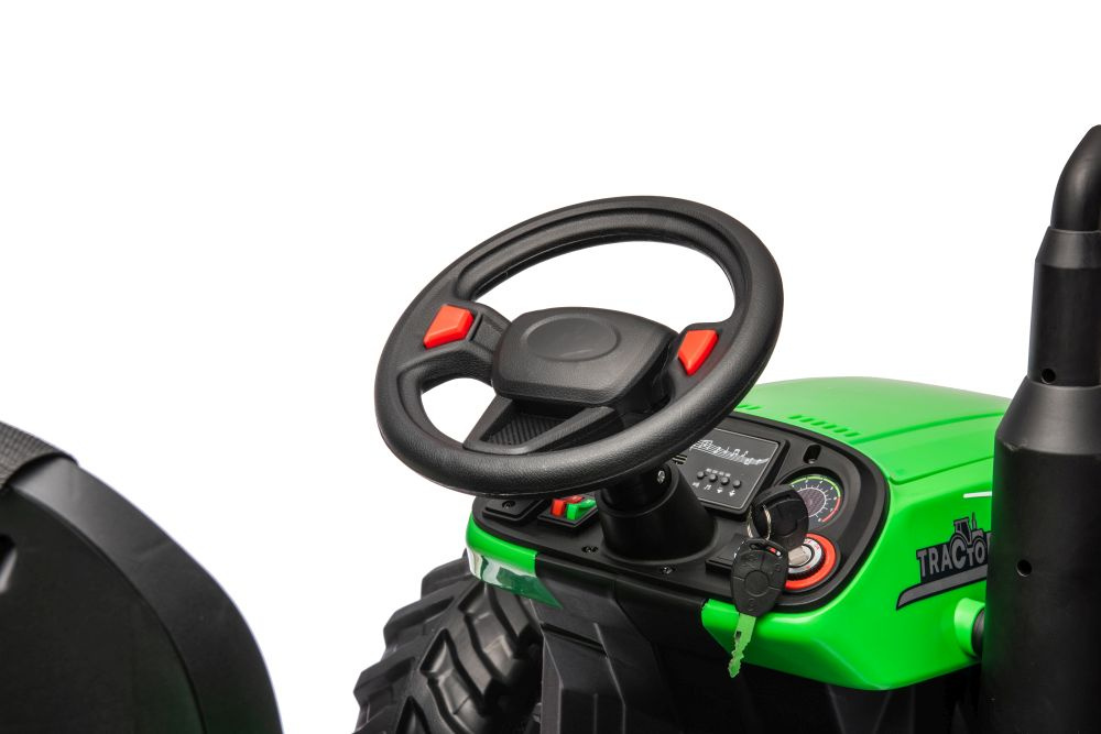 Battery Tractor HC-306 Green 24V | Electric Ride-on Vehicles \ Tractors